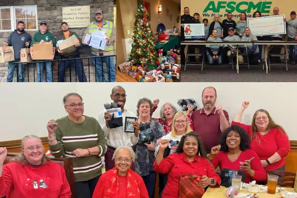 Council 13 Members Spread Holiday Cheer | AFSCME Council 13