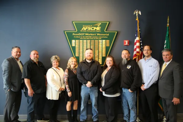 Three members added to Council 13 PennDOT Workers' Memorial | AFSCME ...